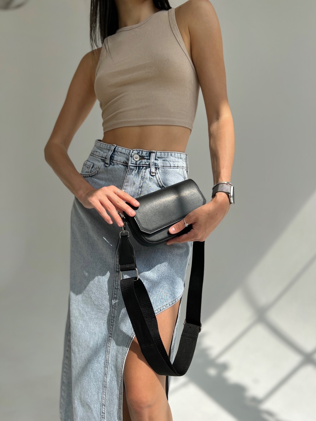 Сумка Flap black | LadyBoom