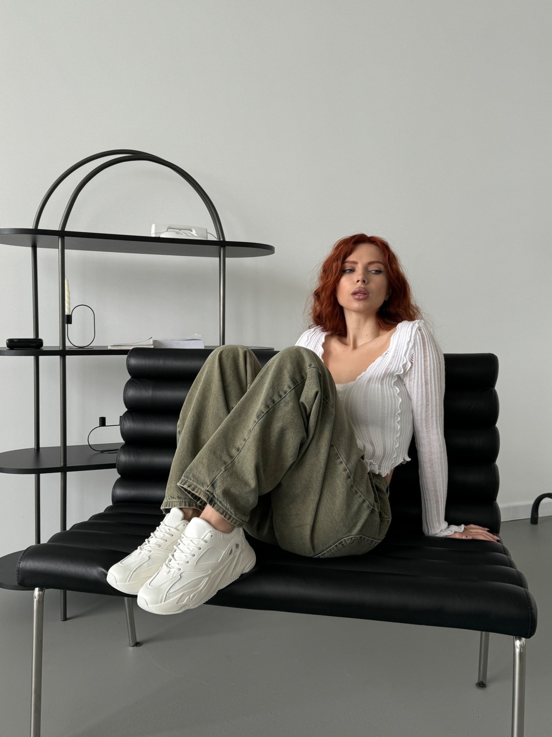 Кросівки Dunkel білі | LadyBoom