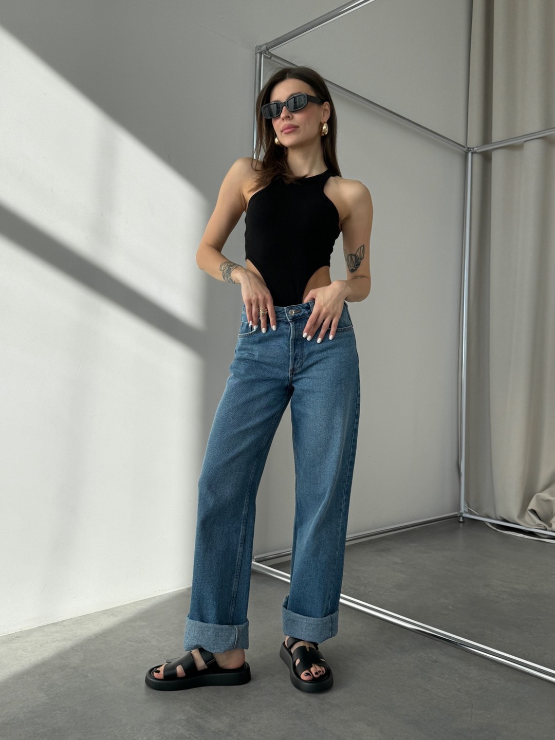 Шльопанці Kylie чорні | LadyBoom