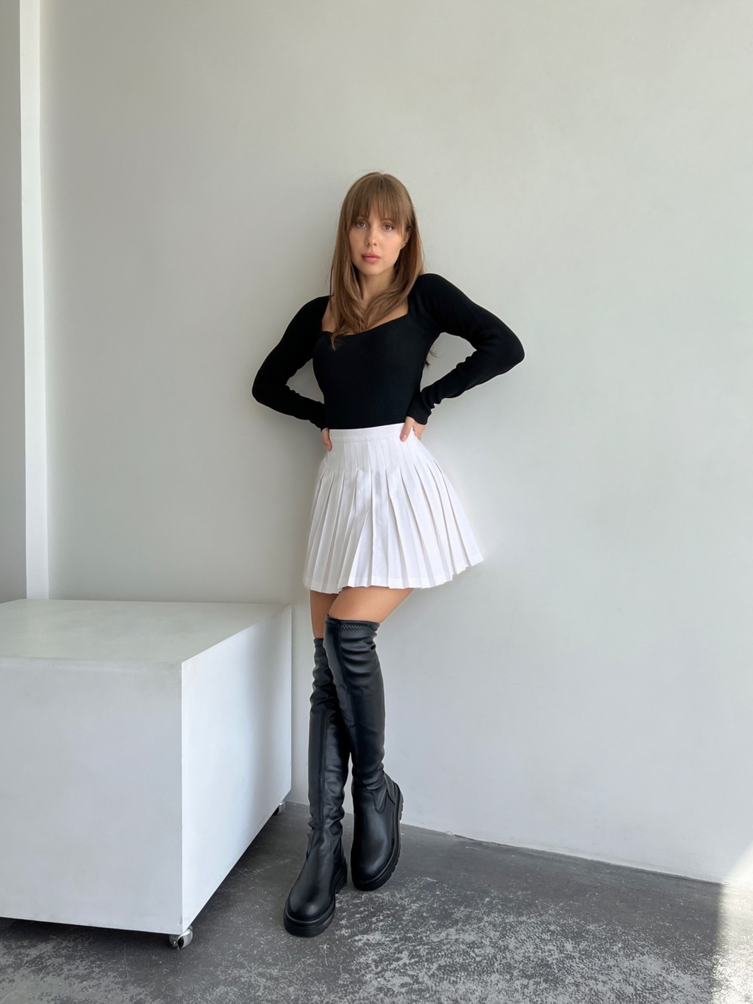 Ботфорти Chiko black | LadyBoom