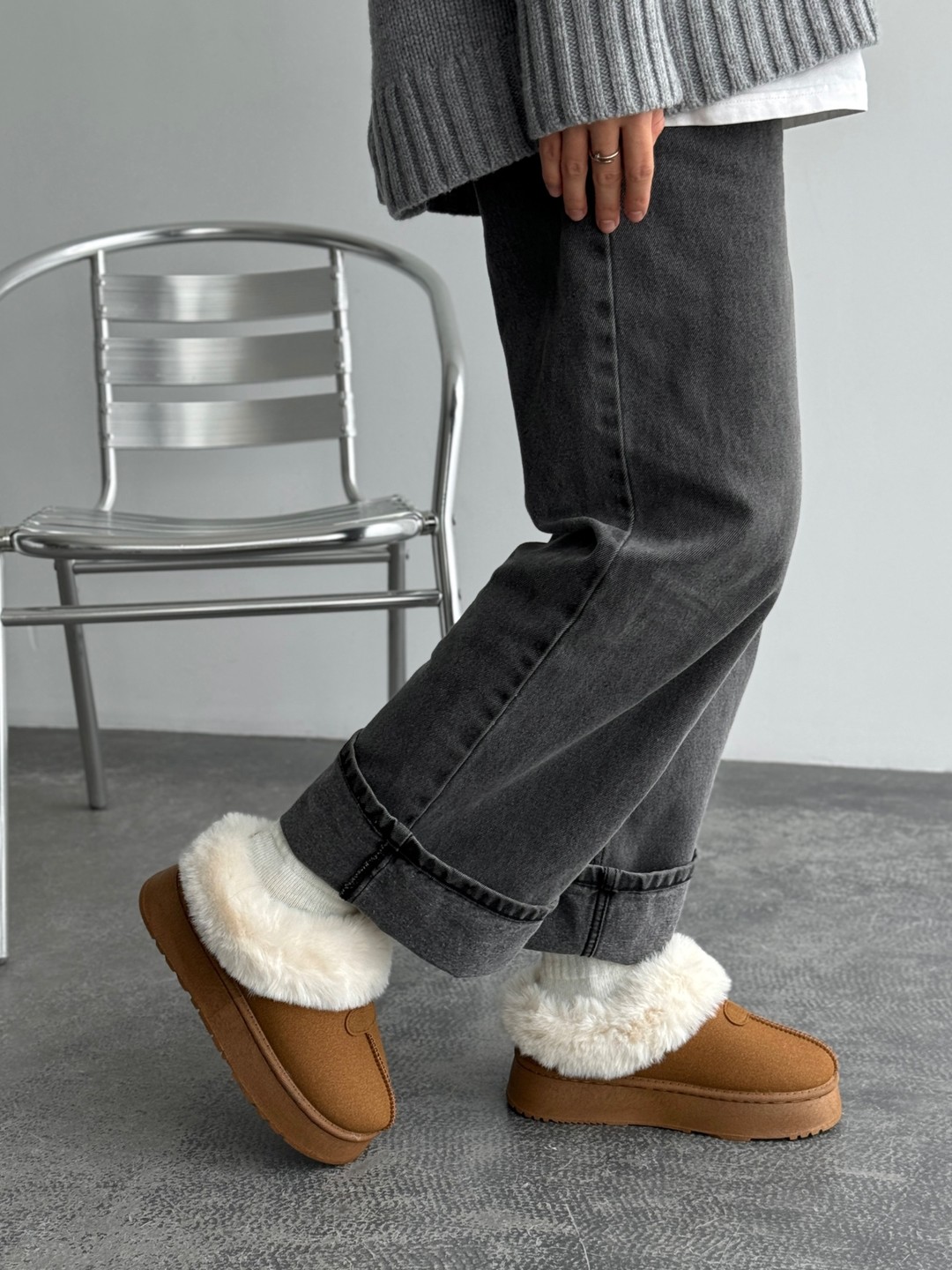 Сноубутси з хутром мідні | LadyBoom