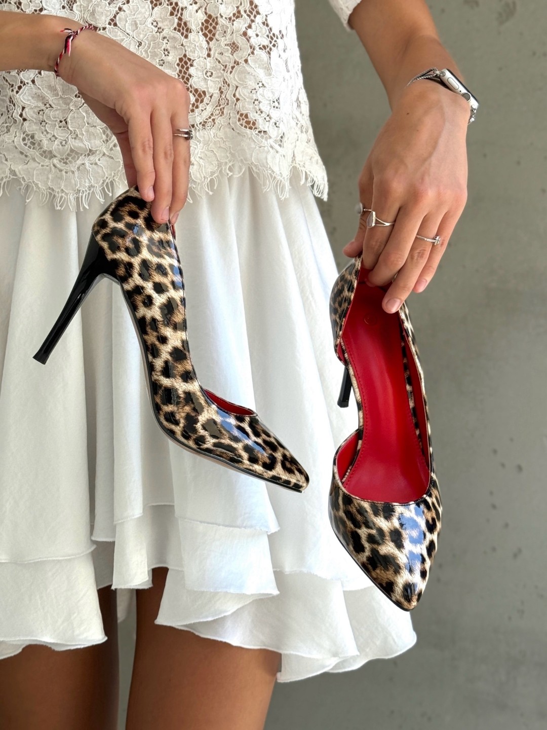 Туфлі на підборах леопардові | LadyBoom